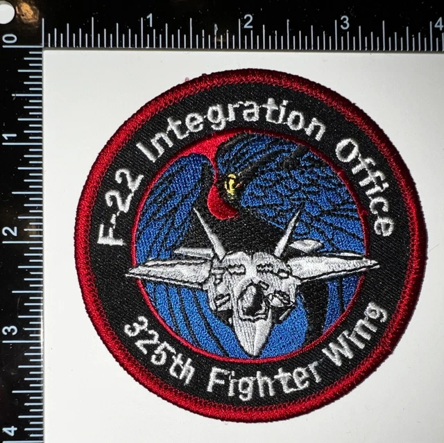 USAF US AIR Force F-22 Raptor Integration Office 325th Fighter Wing ...