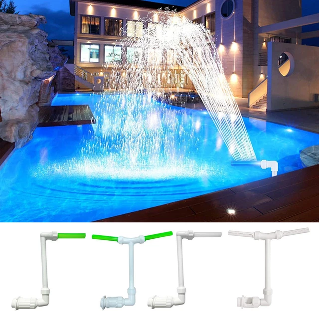 SWIMMING POOL WATERFALL Fountain In-ground Above Ground Pool Spray ...