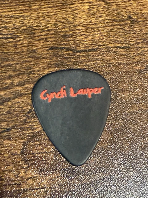 CYNDI LAUPER FAREWELL Tour Official Alex Nolan Guitar Pick London O2 ...