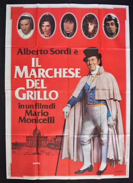 MANIFESTO IL MARCHESE DEL GRILLO alberto sordi mario monicelli A96 EUR ...