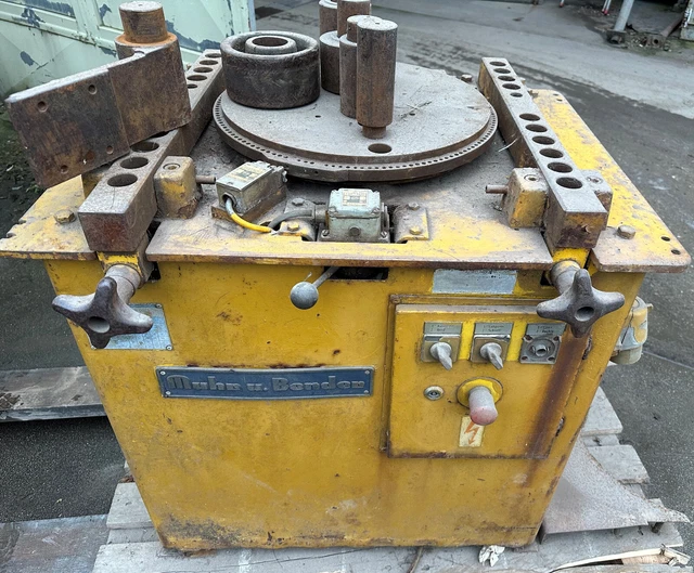 BAUSTAHLBIEGEMASCHINE Stahlbiegemaschine Muhr & Bender ( Peddinghaus ...