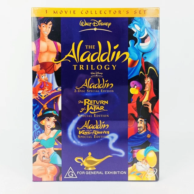 NEW THE ALADDIN Trilogy 4x Disc DVD Special Edition Walt Disney PAL R4 ...
