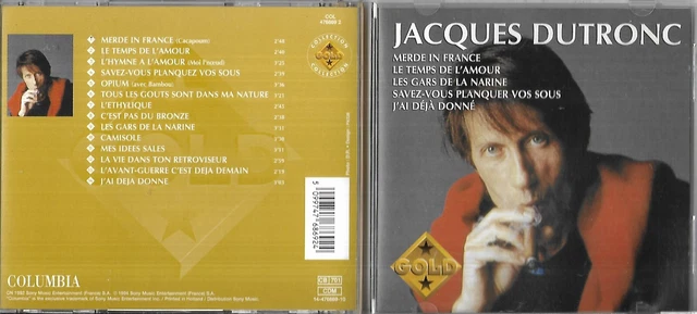 CD 14 TITRES Jacques Dutronc Best Of 1992 Collection Gold EUR 7,50 ...