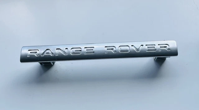 GENUINE RANGE ROVER Silver Bonnet Boot Badge Dashboard Sport Vogue ...