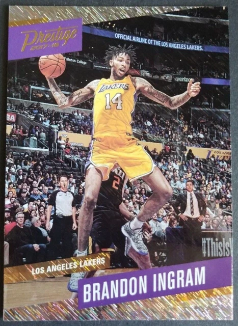 CARTE ÉBLOUISSANTE FIL Brandon Ingram #48 Panini 2018 2019 Duke Lakers ...