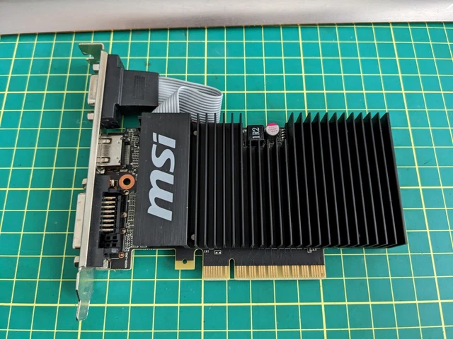 MSI GEFORCE GT 710 1GB GDDR3 Graphics Card 8x pcie $15.00 - PicClick CA