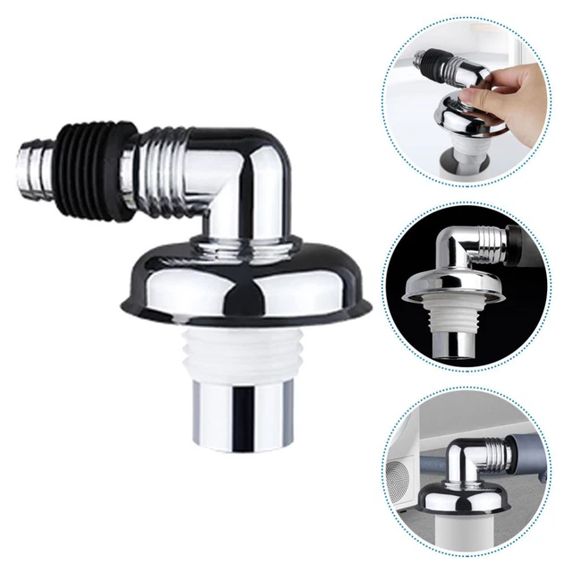 WASHER MACHINE PIPE Coupler PVC Floor Drain Backflow Preventer with ...