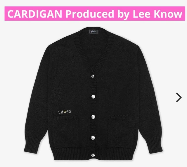 CARDIGAN UFFICIALE STRAY Kids Lee Know Christmas Pop-Up 2024 JYP Merch ...