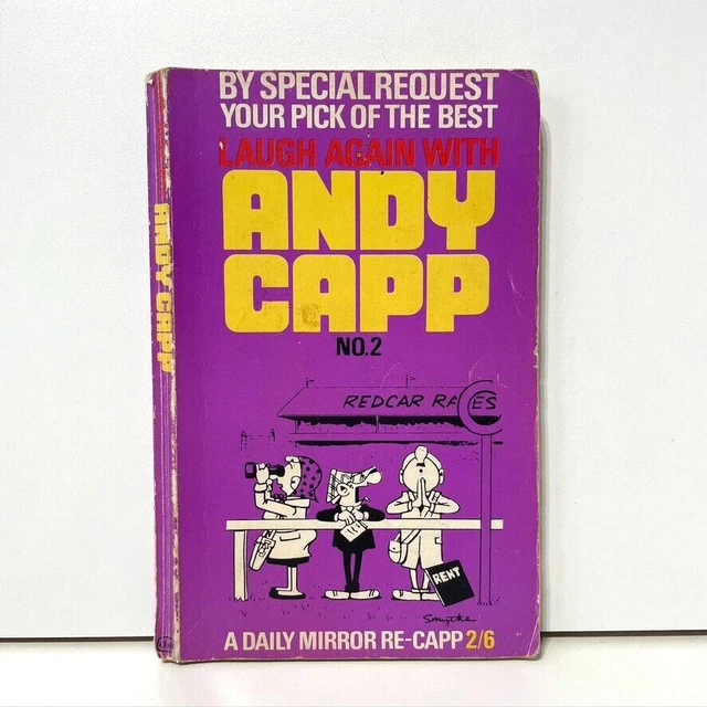LAUGH AGAIN WITH Andy Capp Rare Cartoon Comic Strip Book Issue No 2 Vintage 1968 EUR 23,34 ...