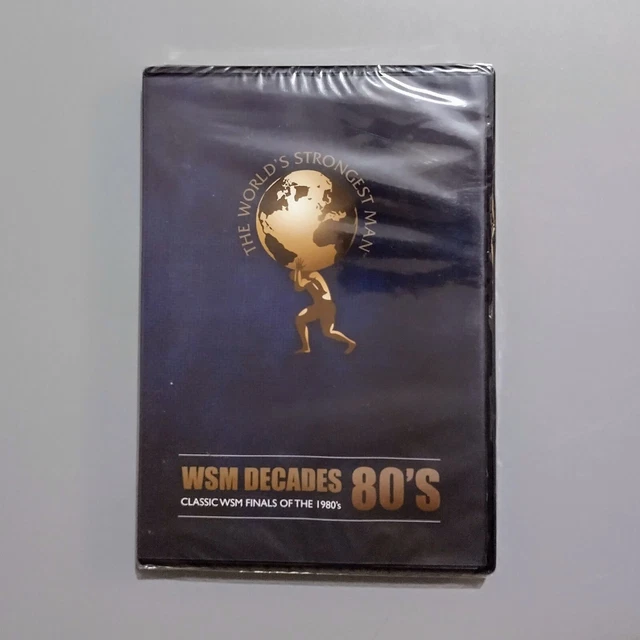 WORLDS STRONGEST MAN Decades 80s Strongman 1980s Finals New Sealed DVD ...