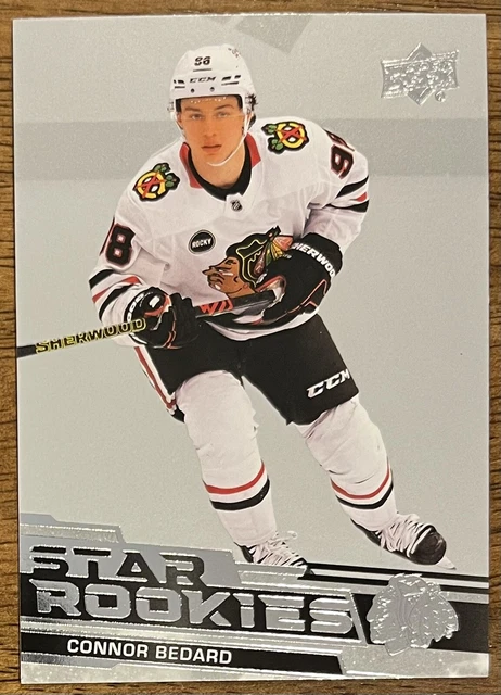 2023-24 UPPER DECK Star Rookies #1 Connor Bedard Rookie Card RC SP Blackhawks (4) EUR 0,91 ...