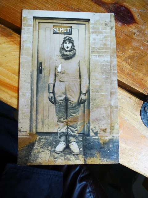 WORLD WAR ONE Royal Flying Corps Airman Real Photograph U/P c1910s NAME ON BAACK £2.00 - PicClick UK