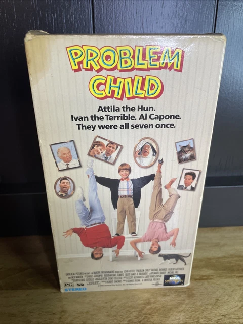 PROBLEM CHILD (VHS, 1991) John Ritter Amy Yasbeck Jack Warden Michael ...