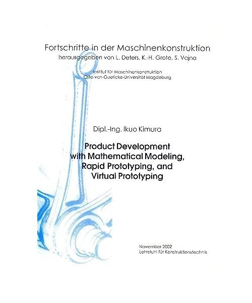 PRODUCT DEVELOPMENT WITH Mathematical Modeling, Rapid Prototyping, and ...