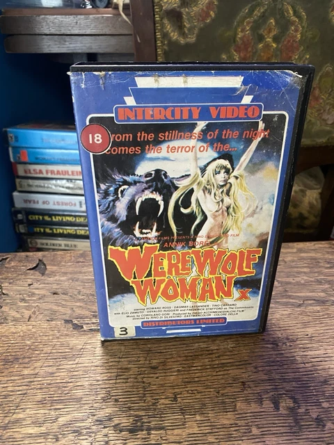 WEREWOLF WOMEN. PRE Cert Nasty. Pal/Vhs Ex Rental Big Box Intercity ...