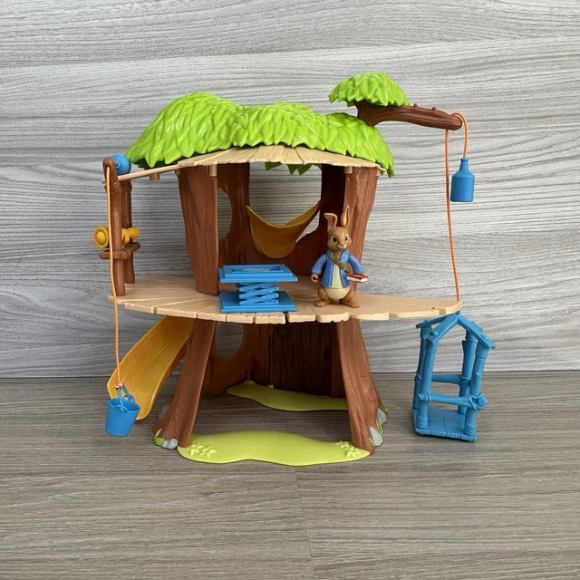 PETER RABBIT TREEHOUSE Play Set with Figure Cbeebies Toy £50.00 ...