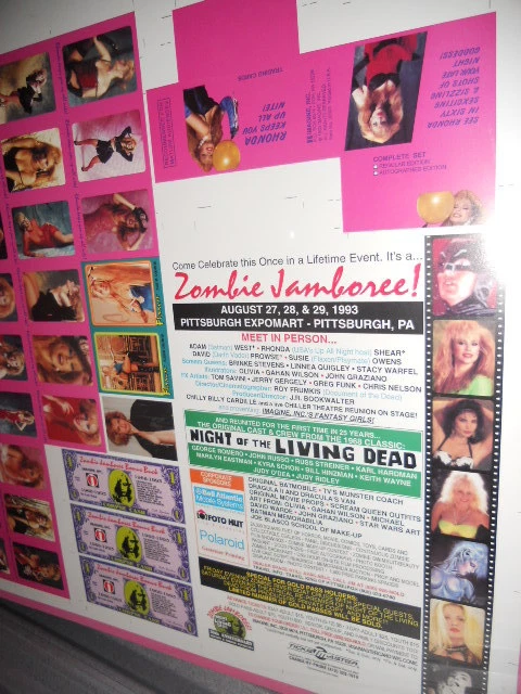 SCREAM QUEENS HORROR movies Rhonda Shear and other models uncut card ...