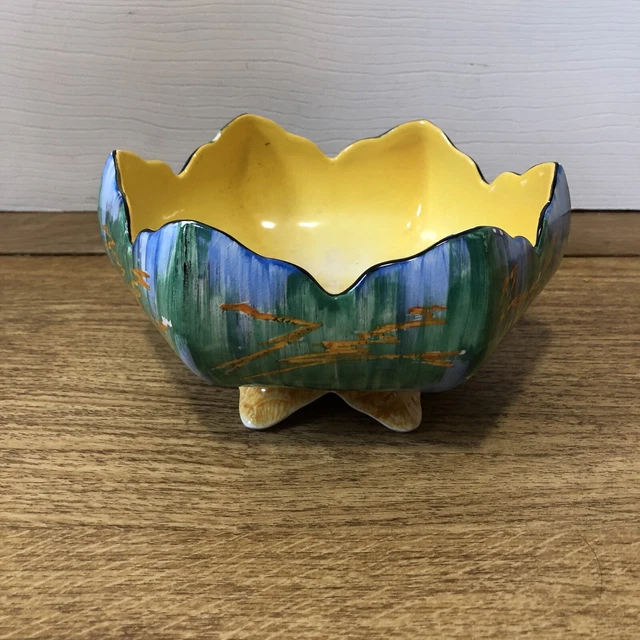RARE BEAUTIFUL BOWL Shaped J.H.W & Sons Hanley England Royal Falcon ...