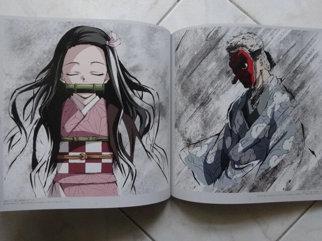 DEMON SLAYER ART Book Drawings Animation Genga Kimetsu No Yaiba ...