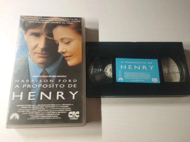 A PROPOSITO DE ÇHenry Harrison Ford Annette Bening - VHS Cinta Tape ...