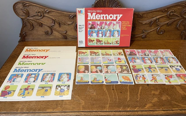 VINTAGE 1983 STEP by Step ADVANCED MEMORY GAME Sequencing 100% COMPLETE ...