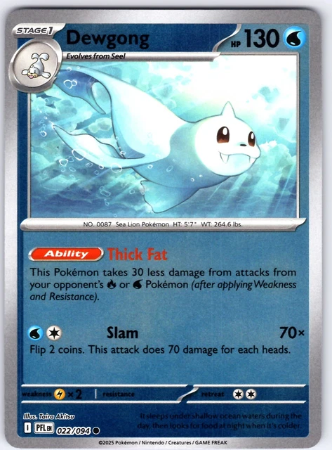 DEWGONG - 022/094 Common ME02: Phantasmal Flames 022/094 LP-NM £2.68 ...