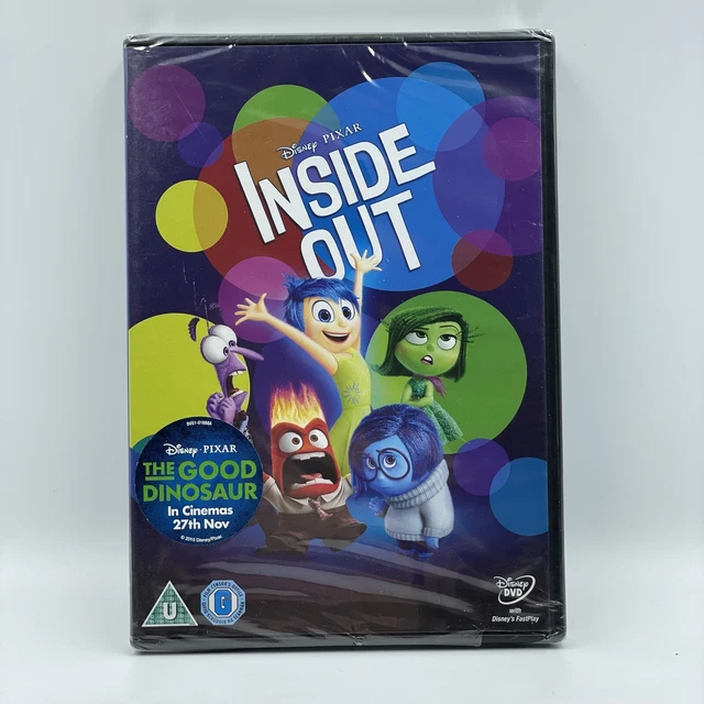 INSIDE OUT DVD - Disney Pixar No. 15 - Best Animated Film Oscar -NEW ...