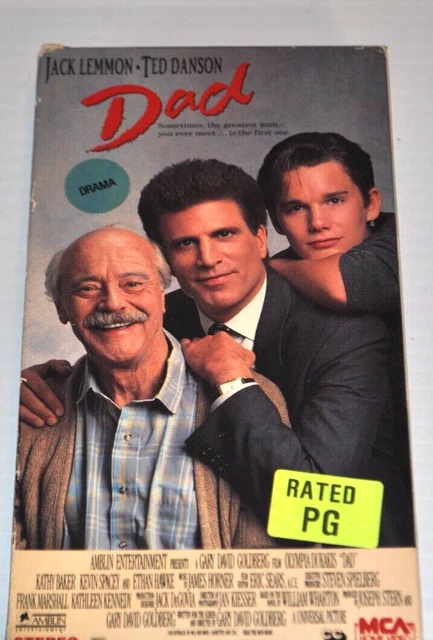 DAD VHS (1989) Drama Ted Danson/Jack Lemmon £4.81 - PicClick UK