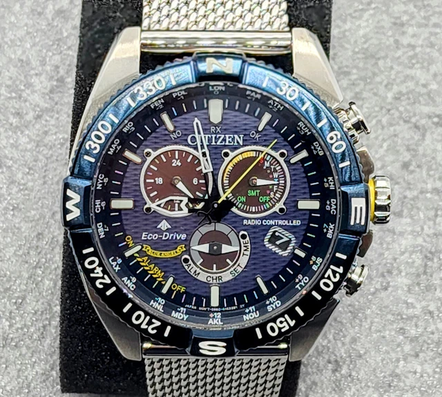 CITIZEN PROMASTER BLUE Angels Navihawk Sapphire Perpetual Men's Watch ...