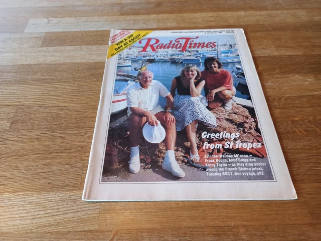RADIO TIMES MAGAZINE 1988 February 6-12 complete Holiday 88 Frank Bough ...