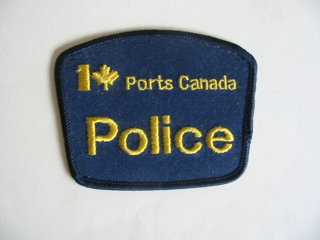 RARE OBSOLETE Patch Of The Ports Canada Police, Canada $4.95 - PicClick CA