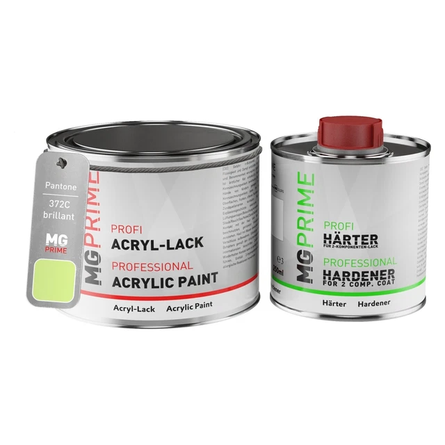 PANTONE 372C GREEN Peinture acrylique brillante Pot de 0,75 litre ...