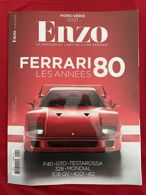 MAGAZINE ENZO HORS Série 2021 / Ferrari Les Années 80 Revue Francais ...