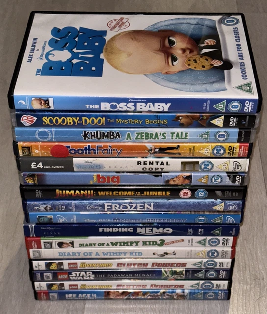 KIDS DVD BUNDLE Children’s Job Lot movies £10.00 - PicClick UK