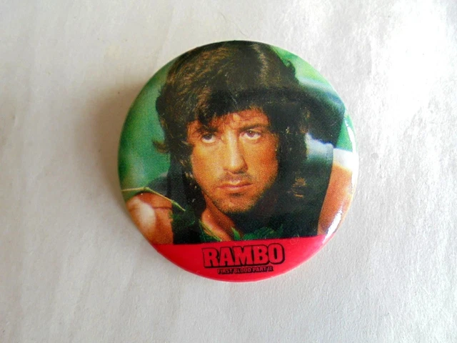 VINTAGE 1985 SYLVESTER Stallone as Rambo First Blood Part II film promo ...