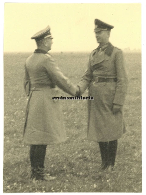 ORIG. FOTO GENERAL Otto Heidkämper mit R^K und General Georg-Hans ...