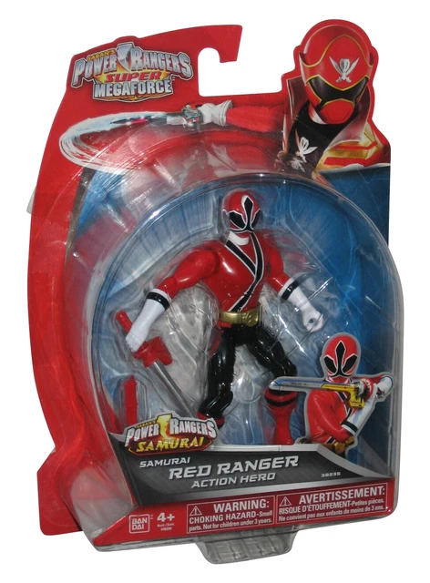 POWER RANGERS SUPER Megaforce Samouraï Rouge Ranger 5 " Action Hero ...
