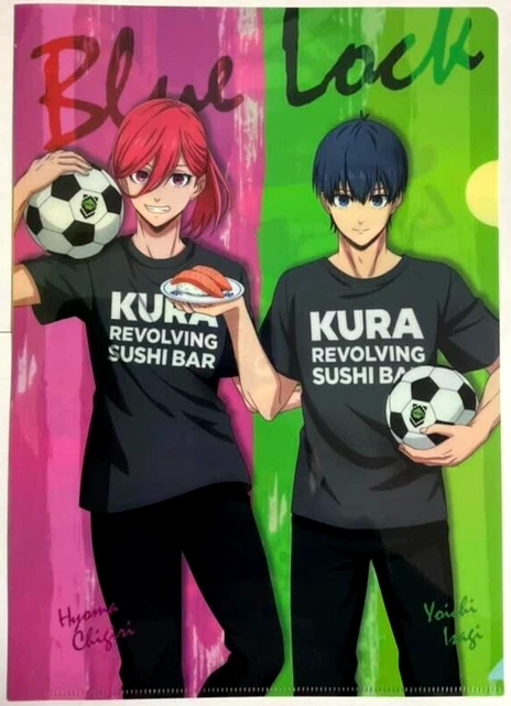 BLUE LOCK X KURA Clear File Yoichi Isagi Hyoma Chigiri Rin Sae Bachira ...