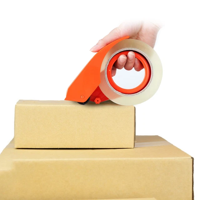 RUST-RESISTANT SERRATED BLADE Instant Bonding Packaging Tape Heavy Duty ...