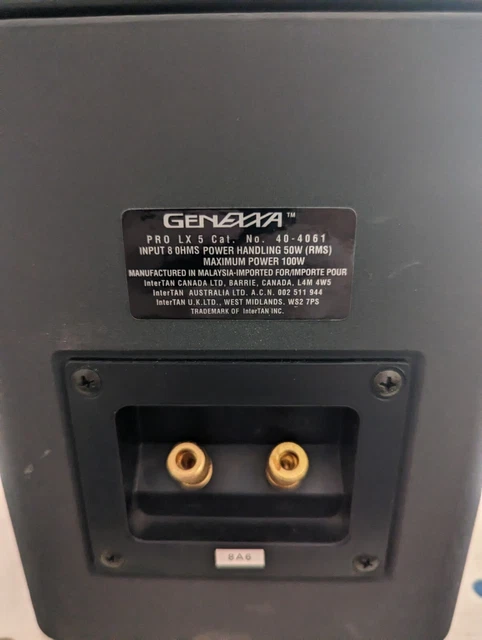 PAIR OF GENEXXA Pro LX5 Speakers £30.00 - PicClick UK
