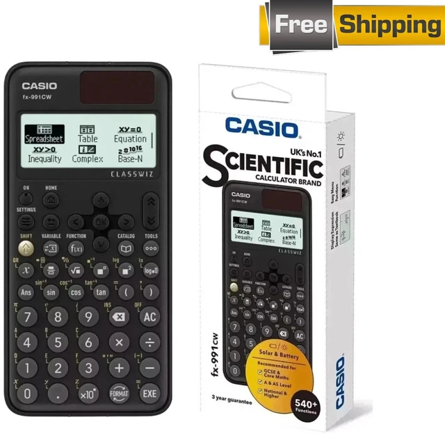 CASIO FX-991CW ADVANCED Scientific Calculator | A/AS Level Maths 540 ...