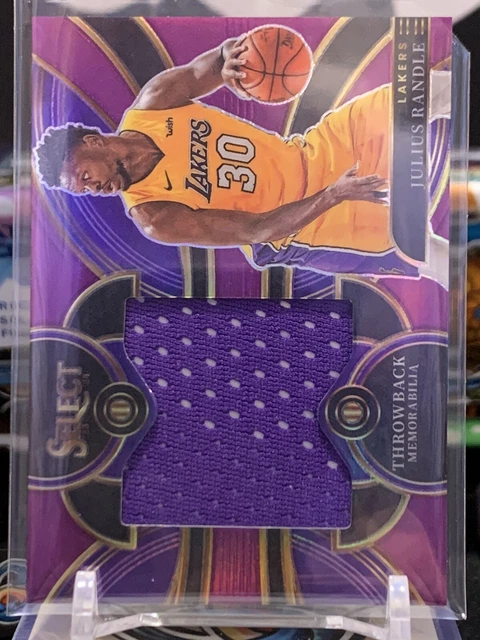 JULIUS RANDLE 2023-24 Patch Throwback Selezionata Viola Prizm/99 Tz EUR ...