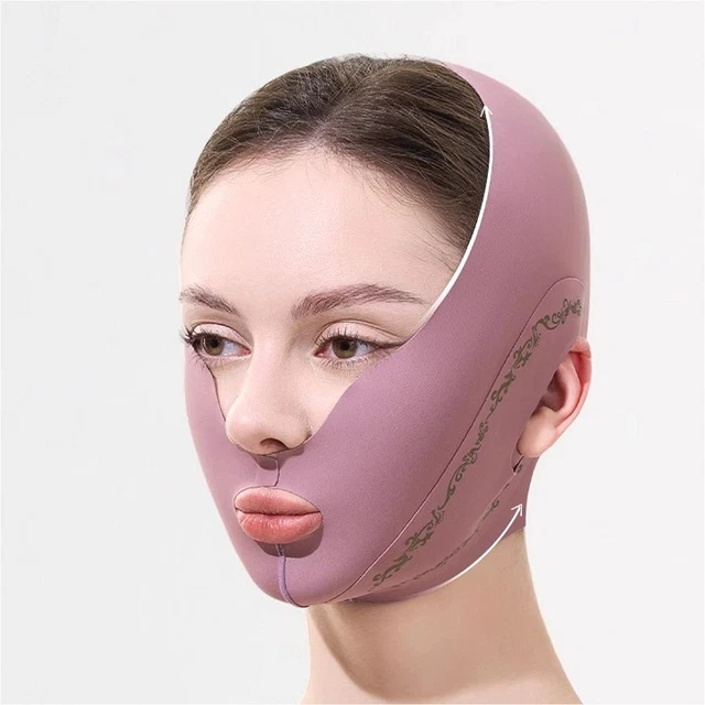 BREATHABLE V LINE Face Shaper Anti Wrinkle Face Lift Up Strap Beauty ...