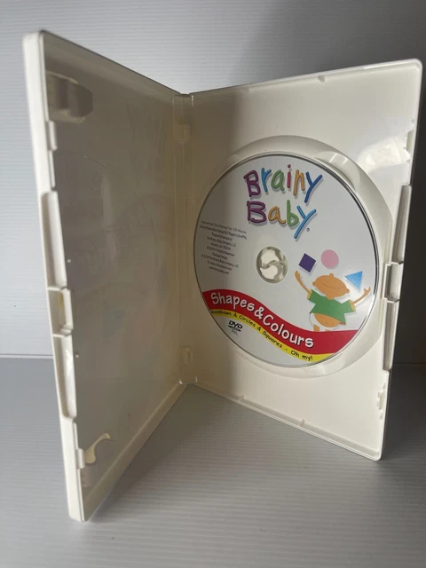 BRAINY BABY SHAPES & Colours DVD Ages 1-4 Sing Along Songs R0 Kids ...