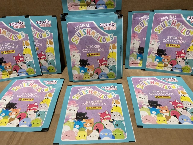 SQUISHMALLOWS PANINI STICKERS Collection - Squad Vibes- 36 SEALED ...