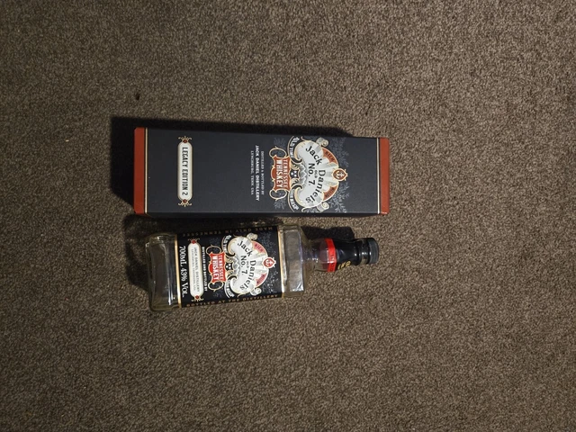 JACK DANIELS LEGACY Edition 2 Whisky Bottle 70cl with Box Empty £2.24 ...