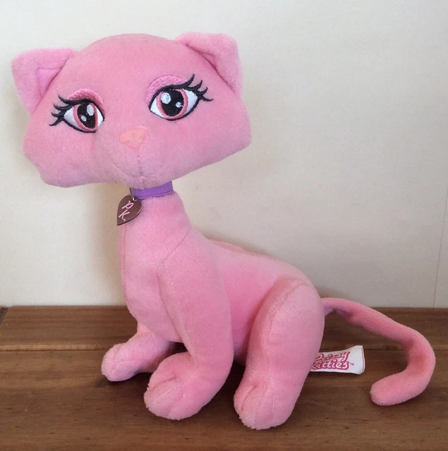 VINTAGE PRISSY KITTIES Pink Cat Soft Toy 2004 £7.00 - PicClick UK