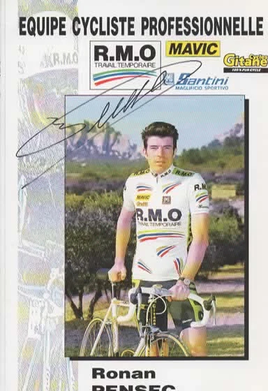 TOUR DE FRANCE CYCLISME autographe de RONAN PENSEC RMO 1992 EUR 2,25 ...