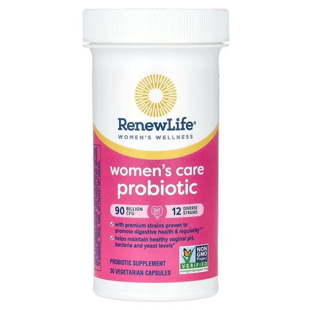 RENEW LIFE, WOMEN'S Wellness, Women's Care Probiotic, 90B CFU,30Caps,Expiry"2026 £59.89 ...