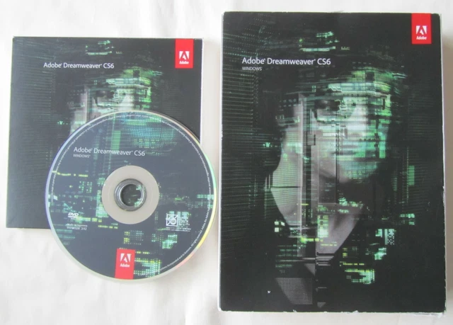 ADOBE DREAMWEAVER CS6 - Windows - Full Retail License PN: 65168512 £349 ...